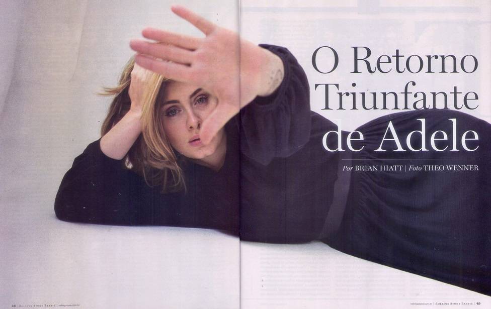 Adele é destaque da Revista Rolling Stone