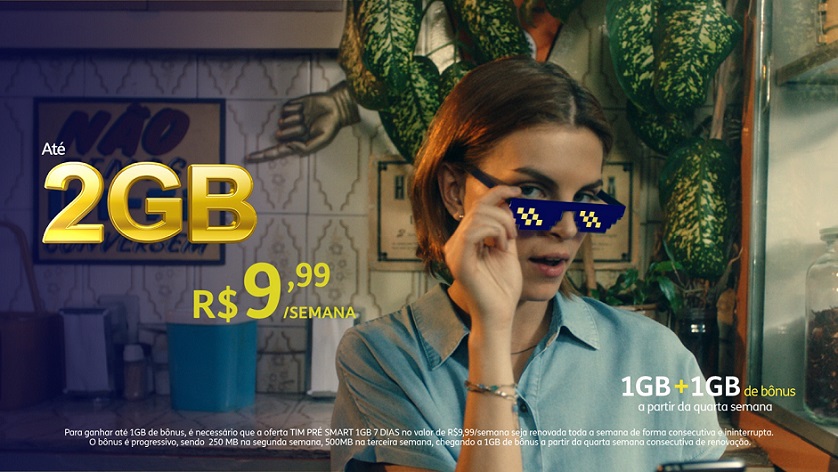 TIM lança campanha para os clientes do TIM Pré "Internet Ostentação"