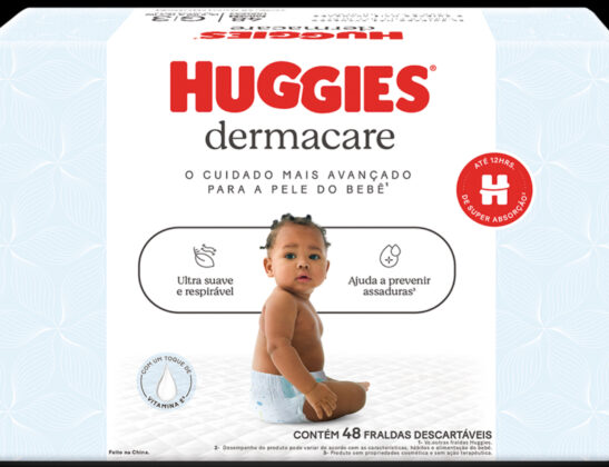 Huggies lança a linha de fraldas Dermacare