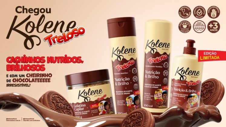 Kolene e Treloso lançam linha capilar infantil